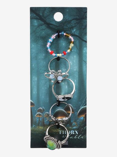 Thorn & Fable Yin-Yang Celestial Ring Set | Hot Topic
