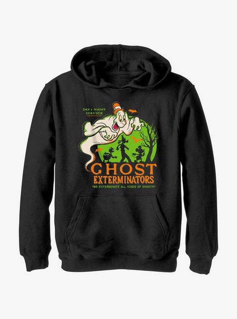 Disney100 Halloween Ghost Exterminators Youth Hoodie - BLACK | BoxLunch