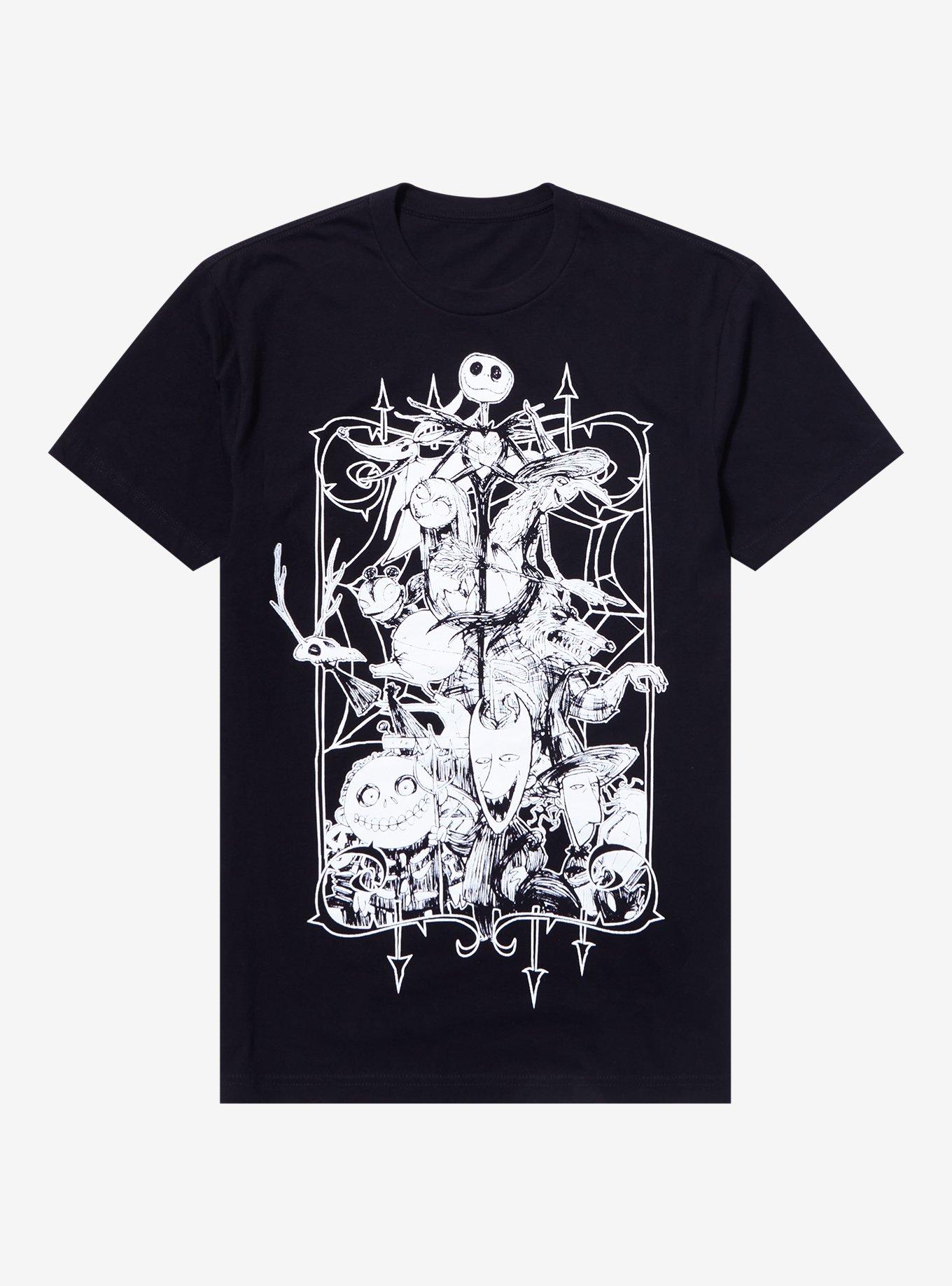 The Nightmare Before Christmas Metal T-Shirt | Hot Topic
