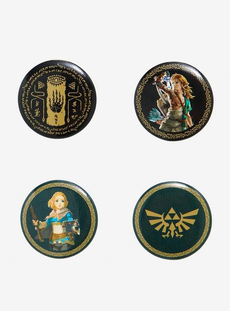 Nintendo The Legend of Zelda: Tears of The Kingdom Button Pin Set ...