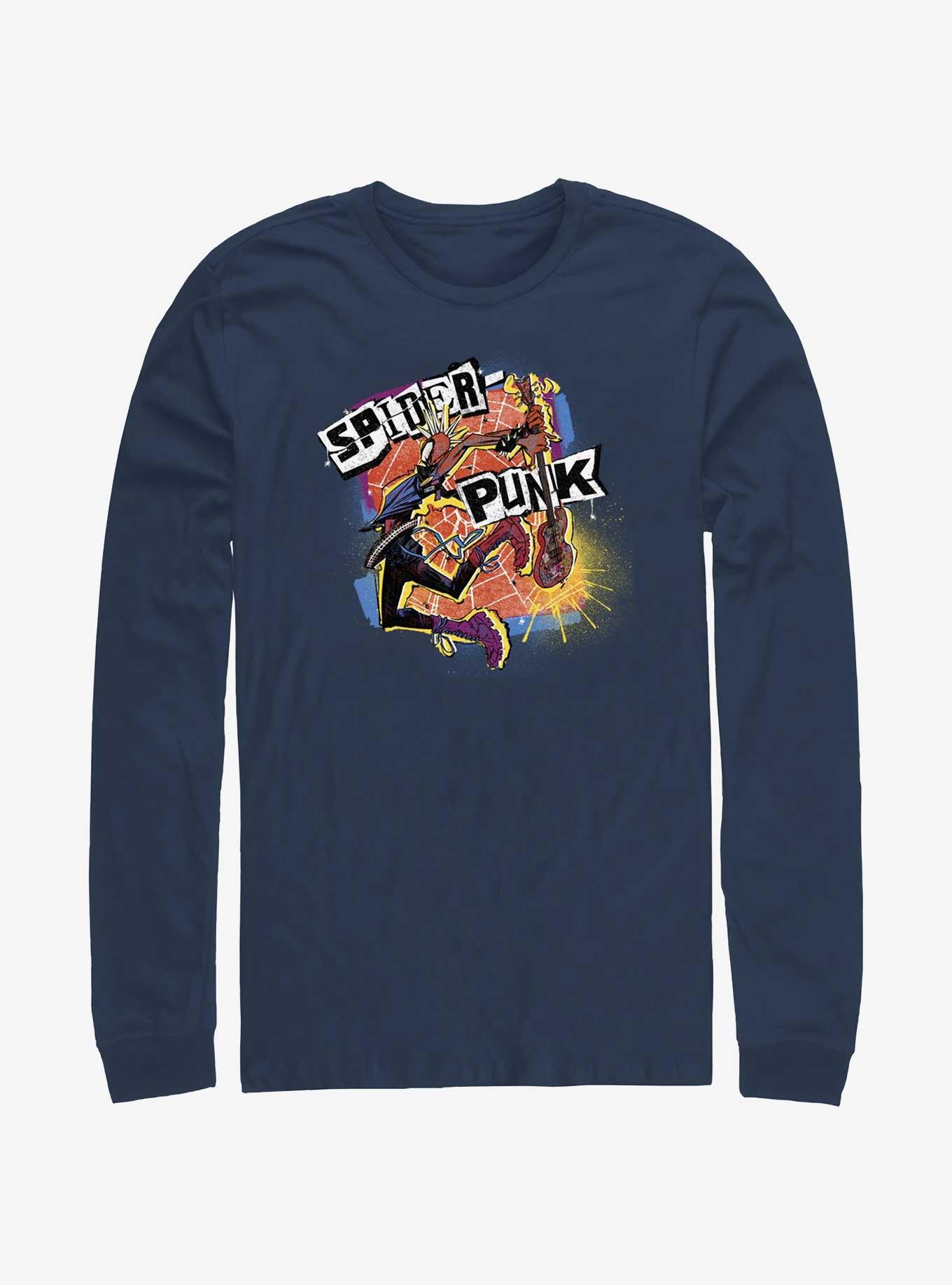 Marvel Spider Man Across The Spider Verse Spider Punk Long Sleeve T