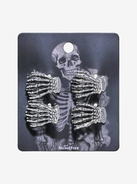 Skeleton Hands Mini Claw Hair Clip Set | Hot Topic
