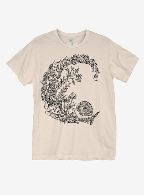 Snail Moon Boyfriend Fit Girls T-Shirt By Cat Mallard | Hot Topic