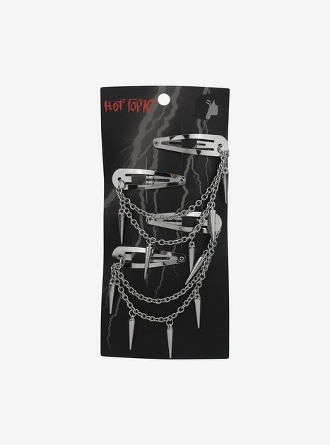 Spike Chain Hair Clip Set | Hot Topic