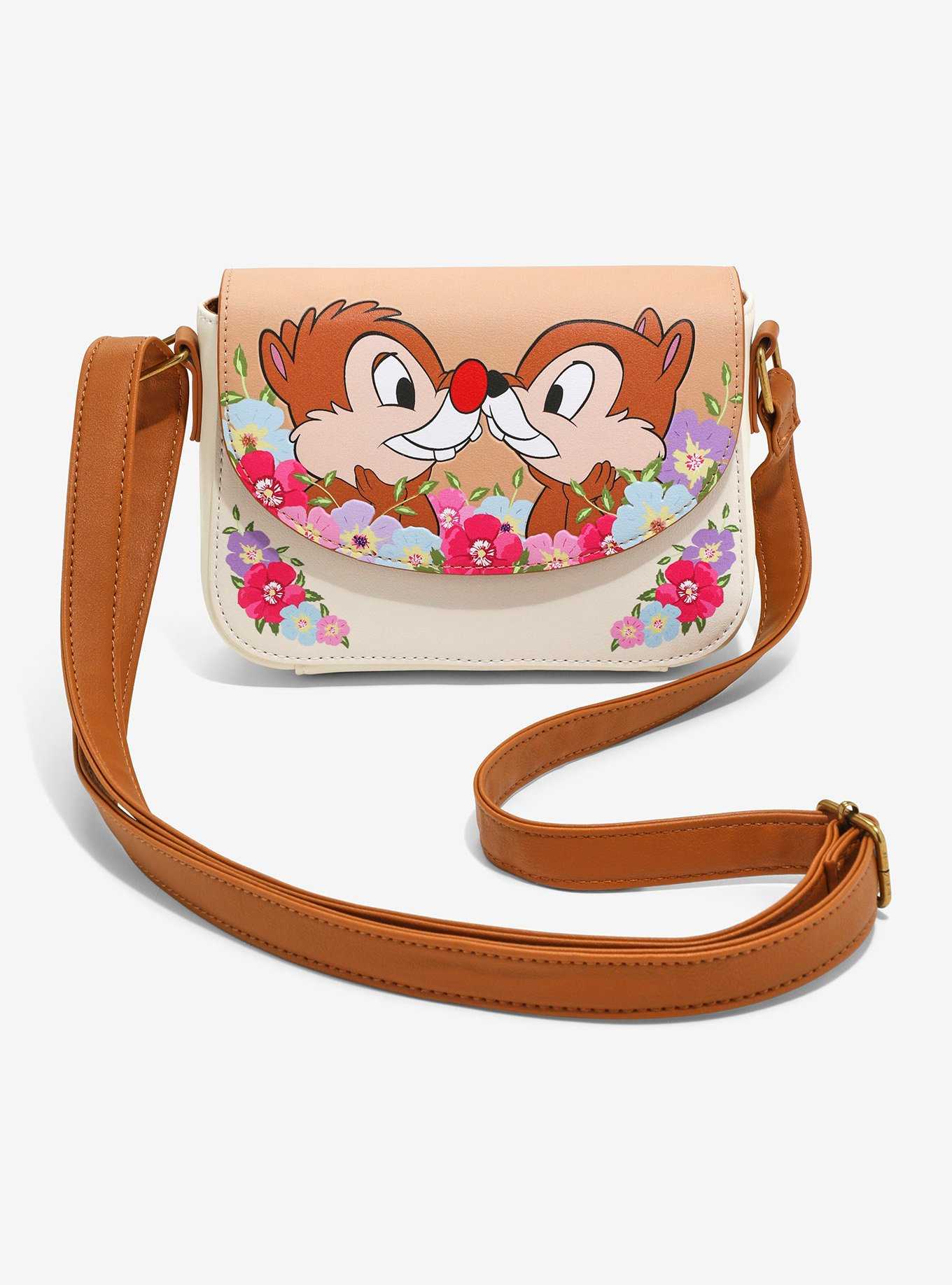 Loungefly Disney Chip 'N' Dale Nose To Nose Crossbody Bag | Hot Topic