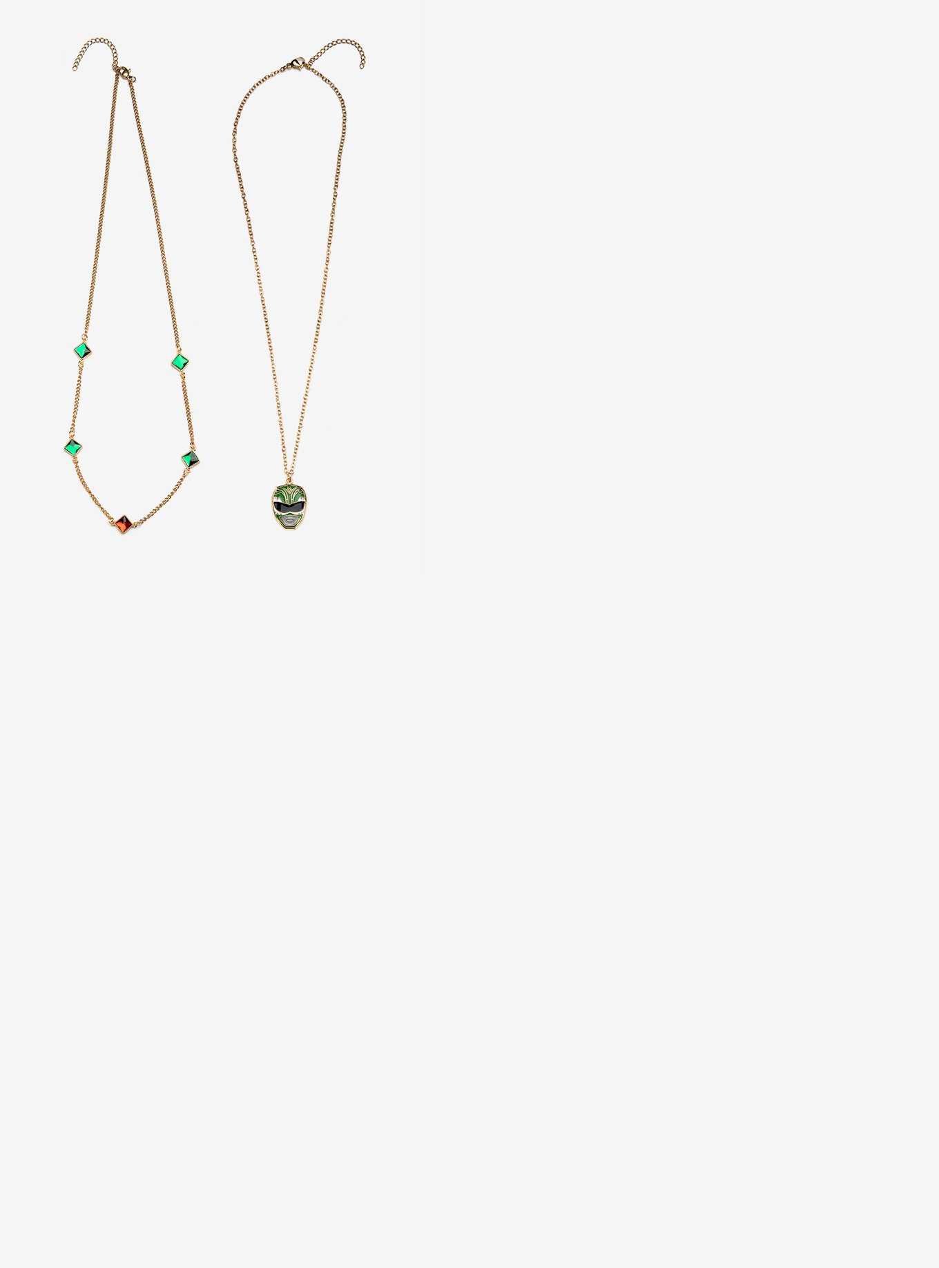 Mighty Morphin' Power Rangers Green Ranger Necklace Set | Hot Topic