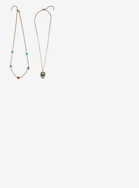 Mighty Morphin' Power Rangers Green Ranger Necklace Set | Hot Topic