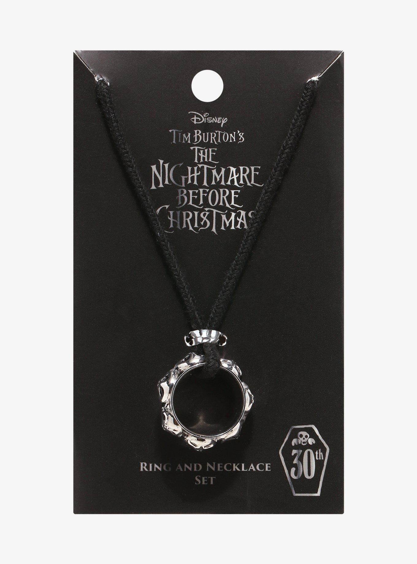 The Nightmare Before Christmas Jack Ring Necklace | Hot Topic
