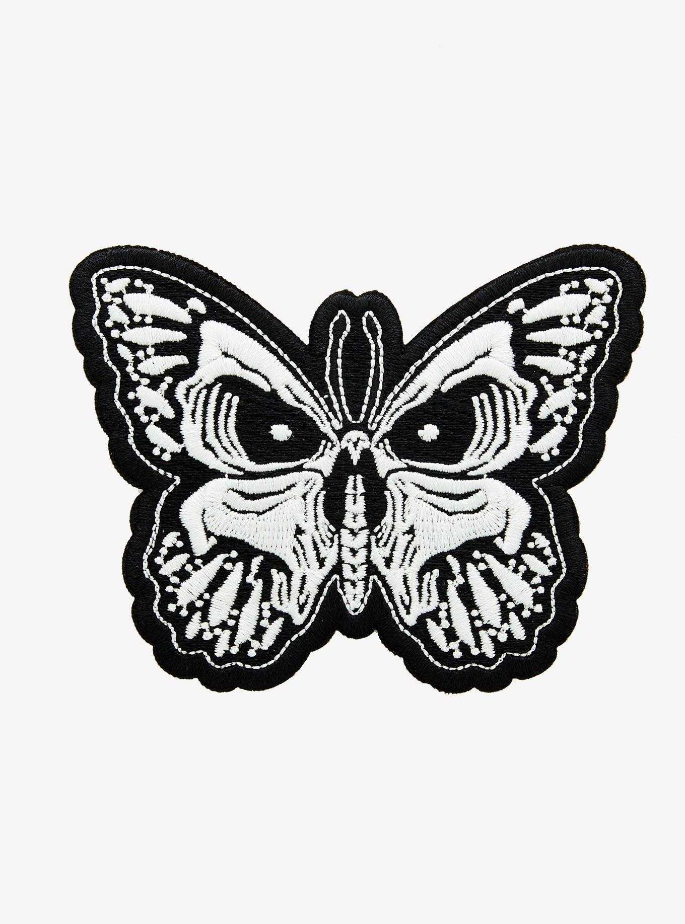 Moth Skull Patch | Hot Topic