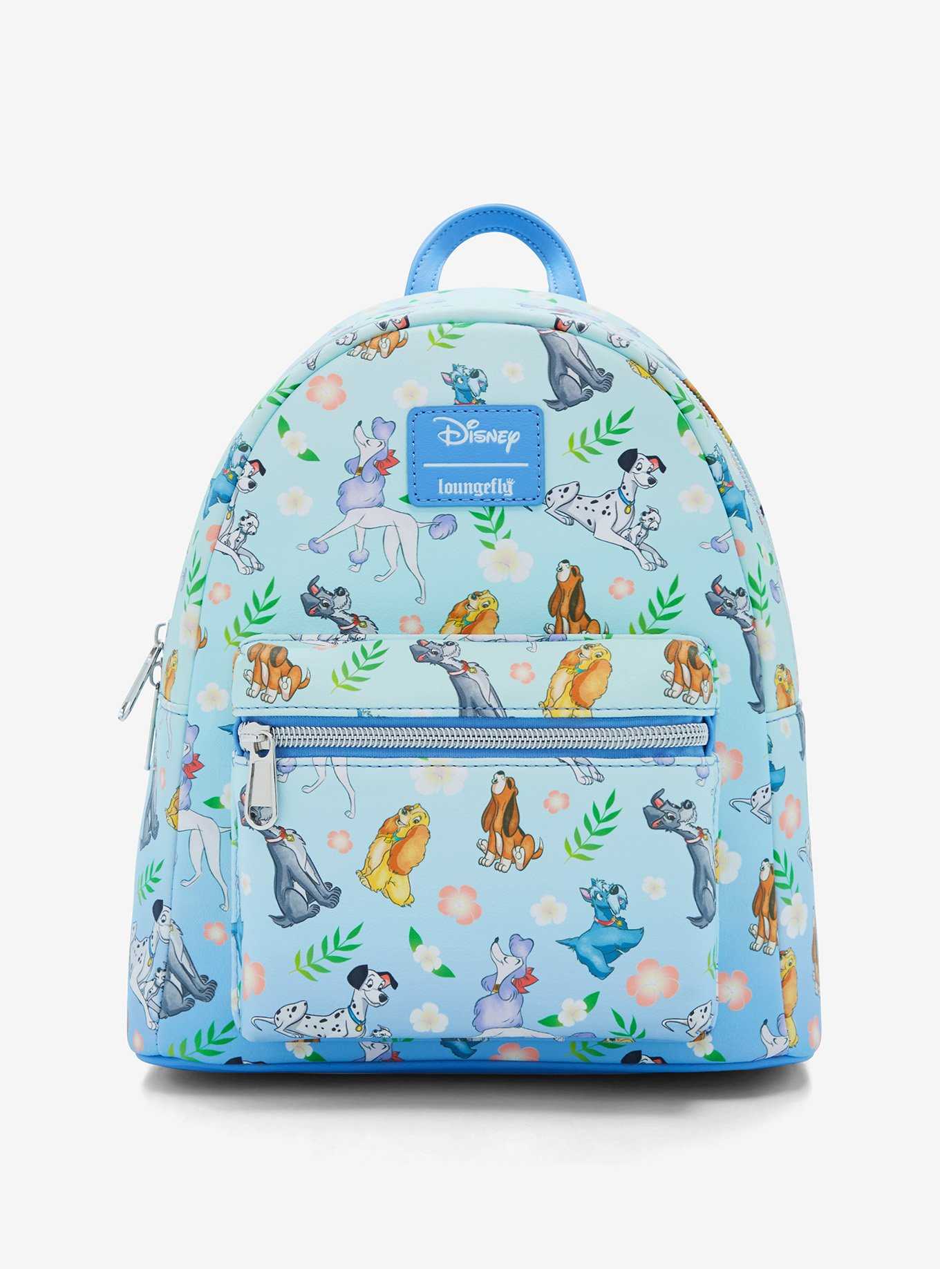 Loungefly Disney Dogs Floral Mini Backpack | Hot Topic