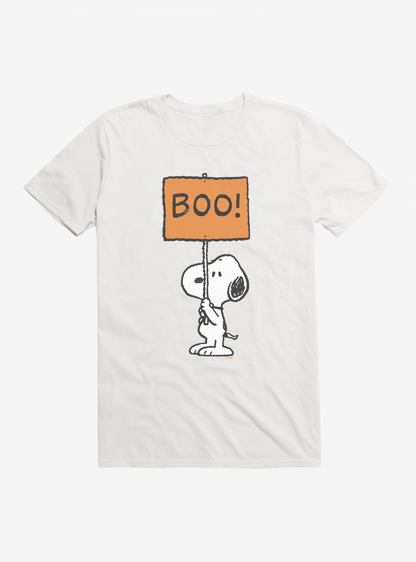 Peanuts Snoopy Boo Sign T-Shirt | BoxLunch
