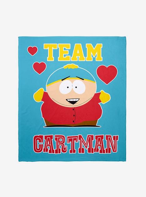 South Park Team Cartman Throw Blanket - WHITE | Hot Topic