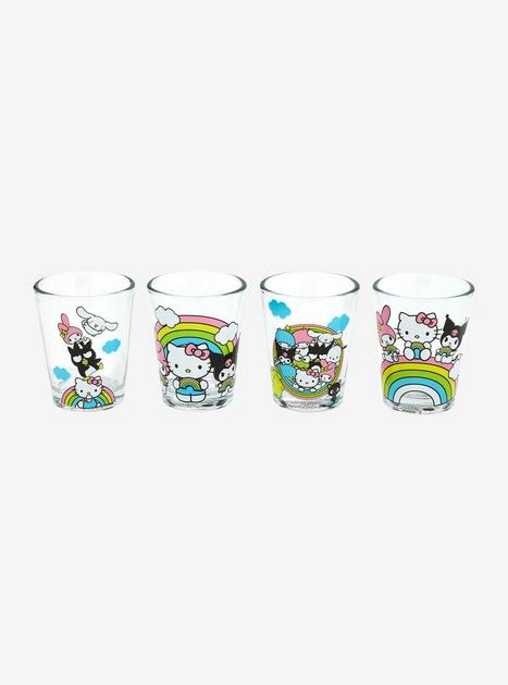 Hello Kitty And Friends Rainbows Mini Glass Set | Hot Topic