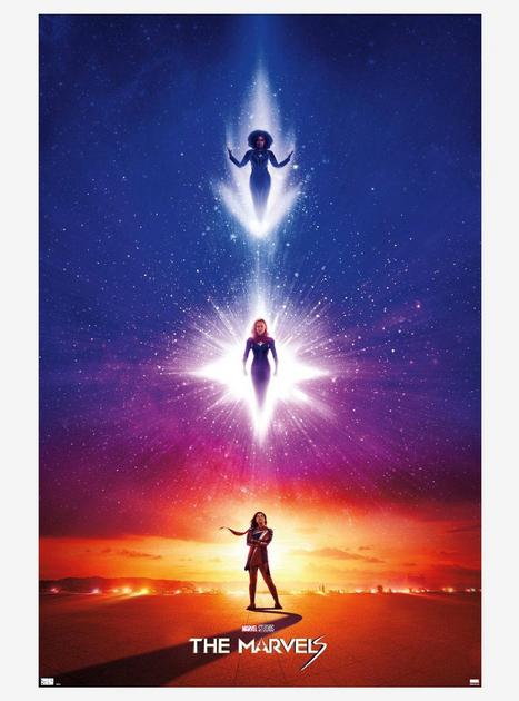 Marvel The Marvels Trio Poster | Hot Topic