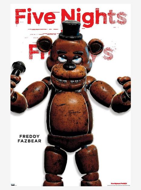 Five Nights At Freddy's Freddy Fazbear Poster | Hot Topic