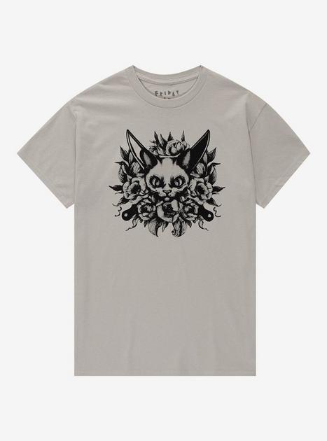 Cat Knives Flowers T-Shirt By Friday Jr. | Hot Topic