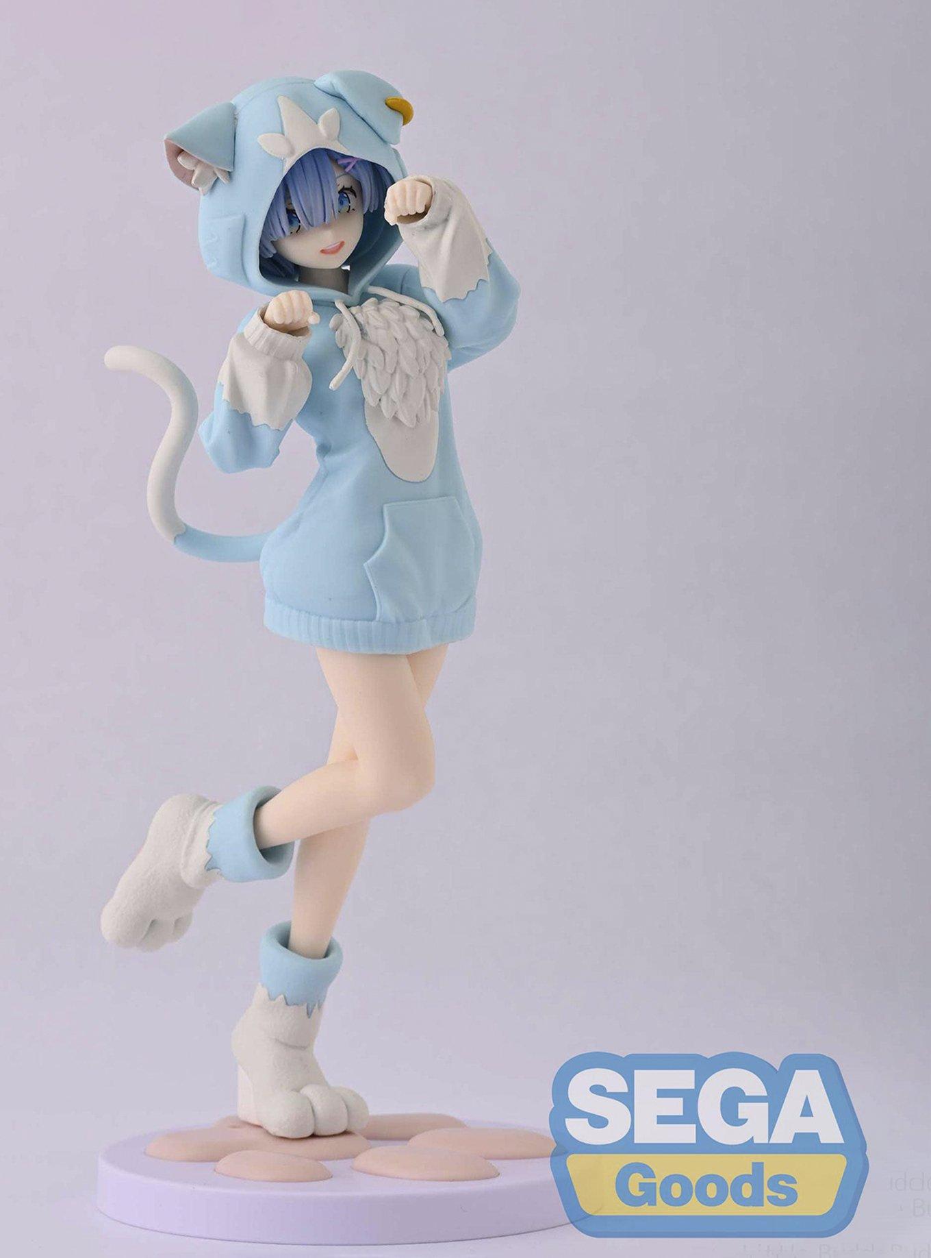Sega Re:Zero Starting Life in Another World Luminasta Rem Figure (Fluffy Puck Ver.) | BoxLunch