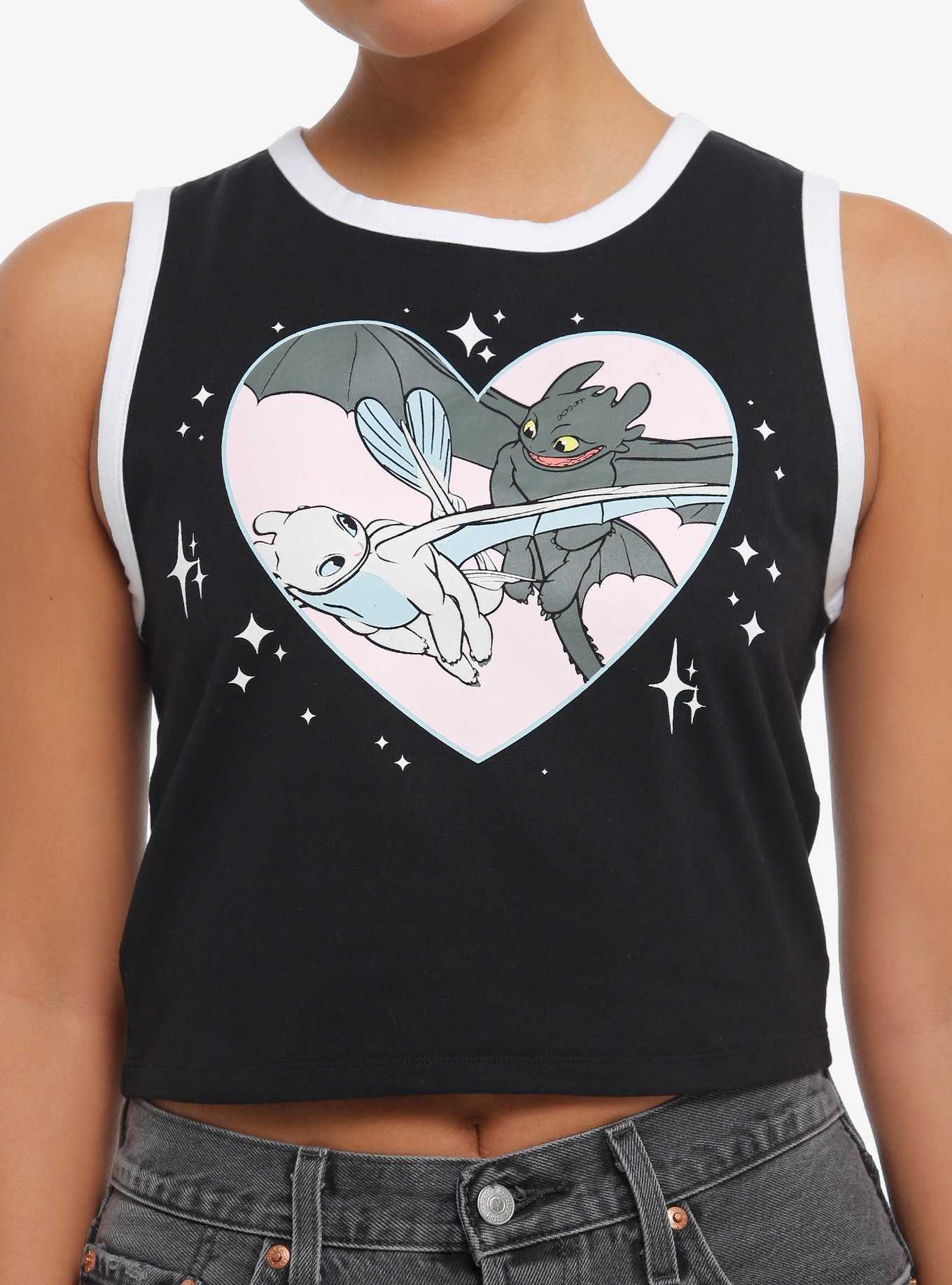 How To Train Your Dragon Toothless & Light Fury Girls Tank Top | Hot Topic