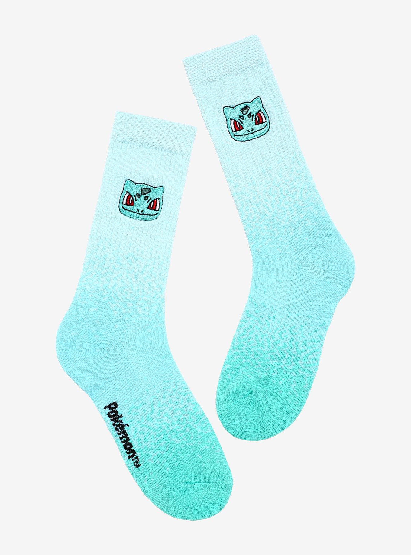 Pokemon Bulbasaur Ombre Crew Socks | Hot Topic