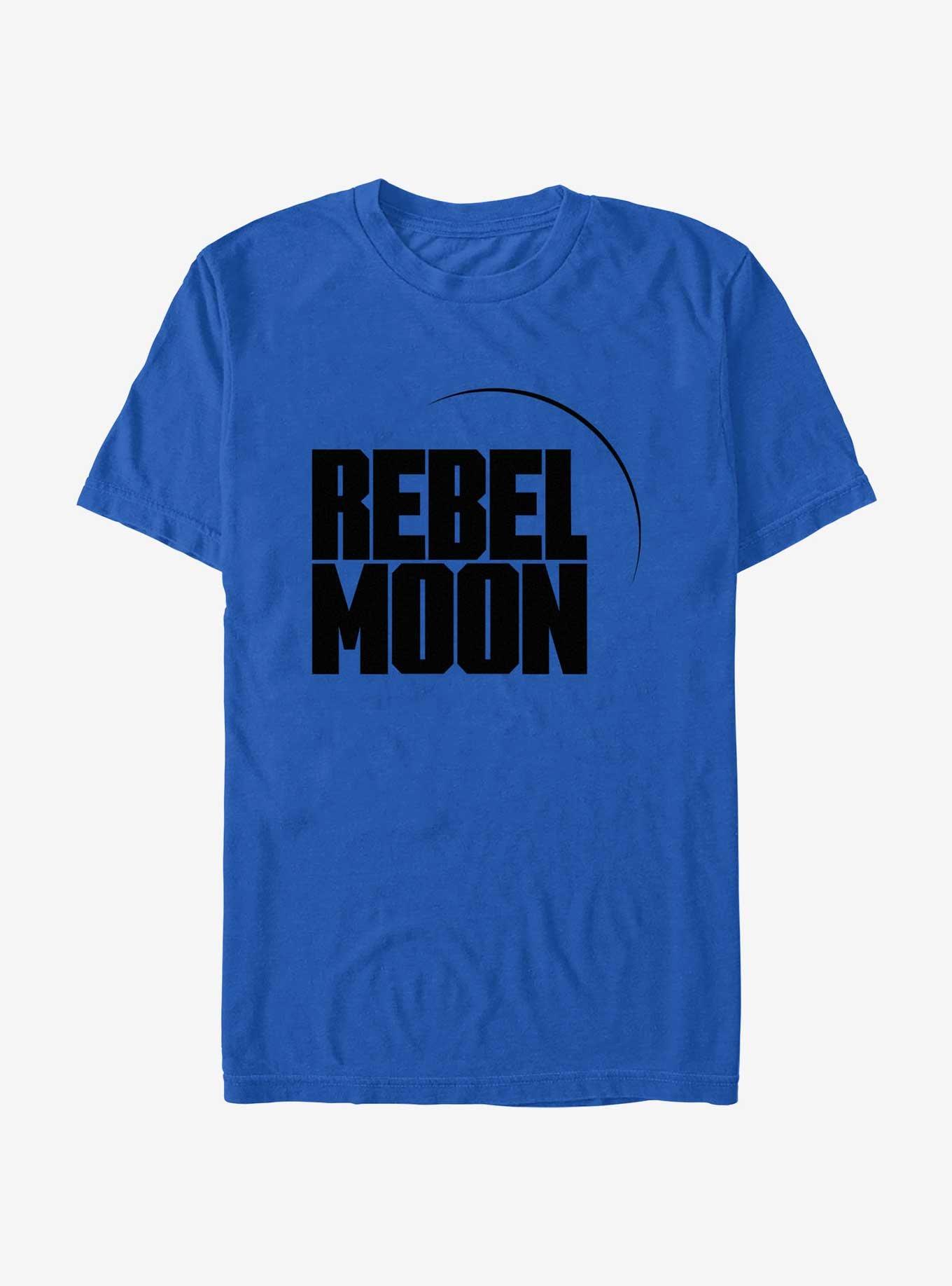 Rebel Moon Logo T-Shirt - BLUE | Hot Topic