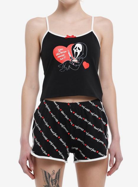 Scream Ghost Face Horror Movies Heart Girls Lounge Set | Hot Topic