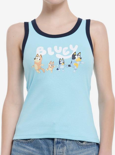 Bluey Group Ribbed Girls Tank Top | Hot Topic