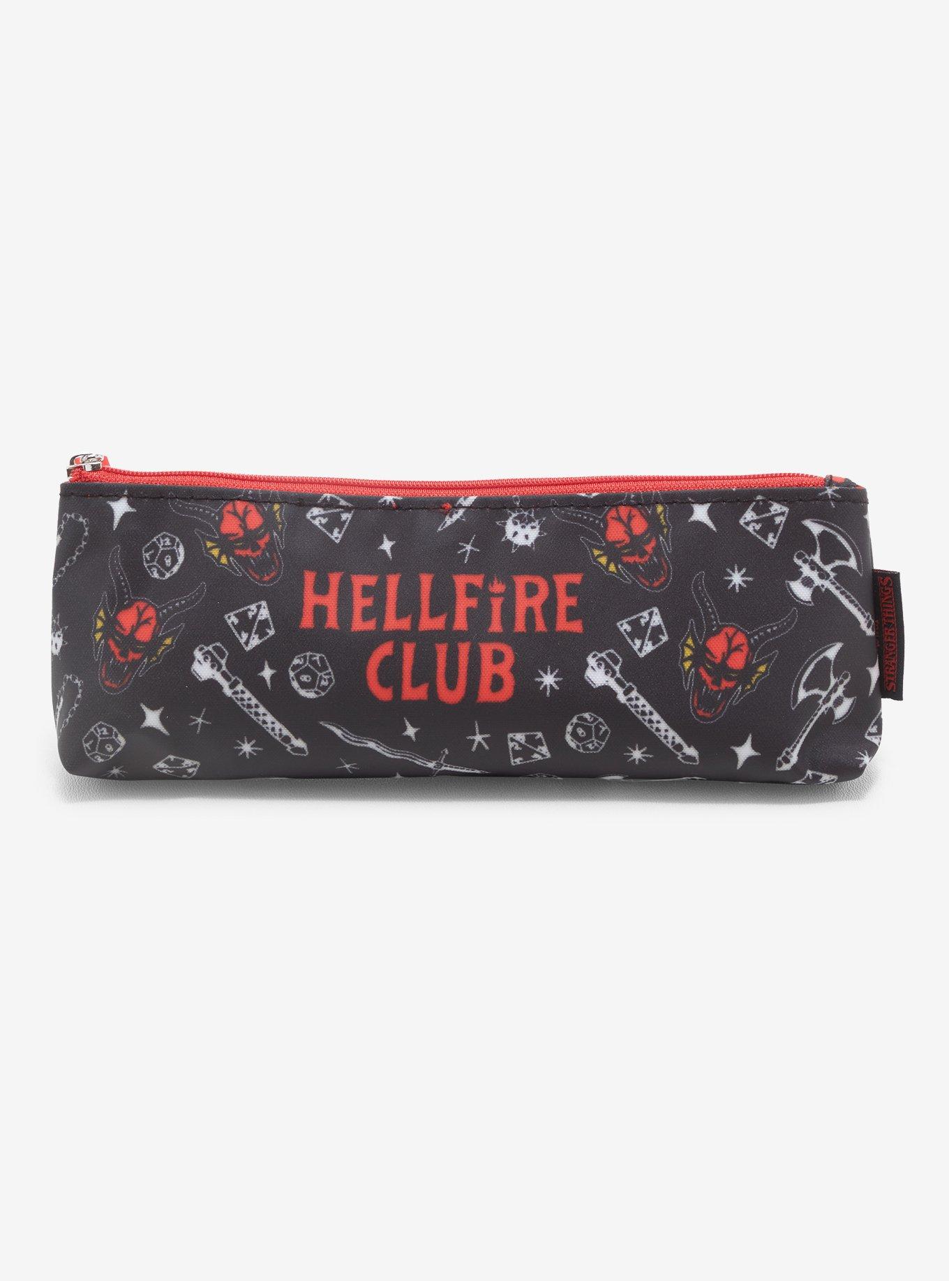 Stranger Things Hellfire Club Pencil Pouch | Hot Topic
