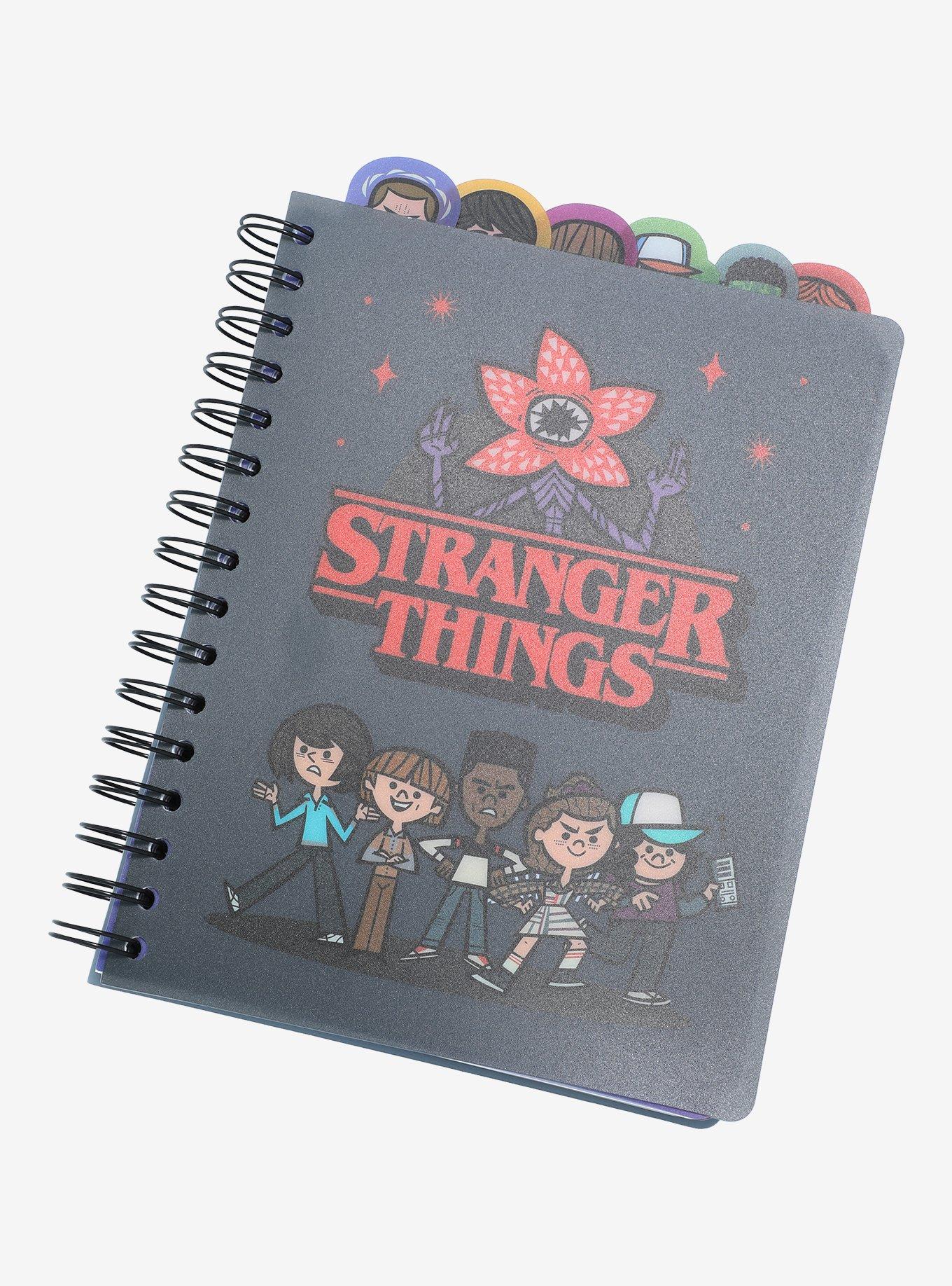 Stranger Things Chibi Characters Tab Journal | Hot Topic