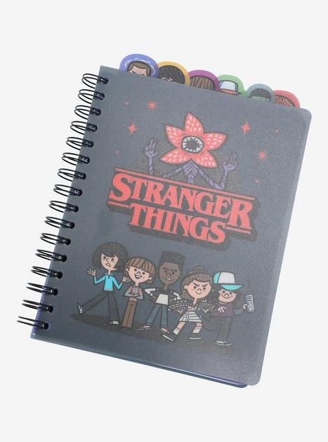 Stranger Things Chibi Characters Tab Journal | Hot Topic