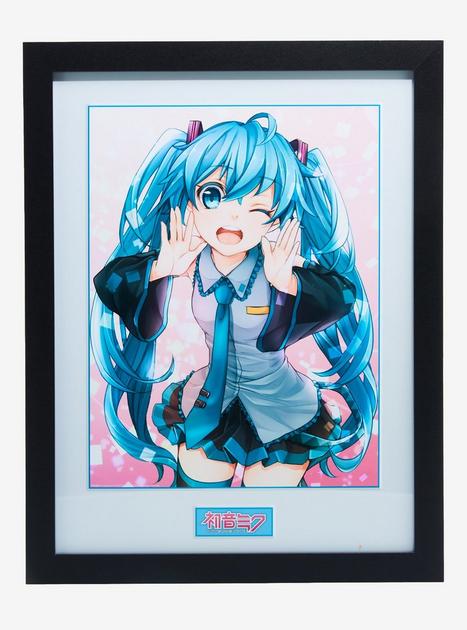 Hatsune Miku Winking Framed Print | Hot Topic