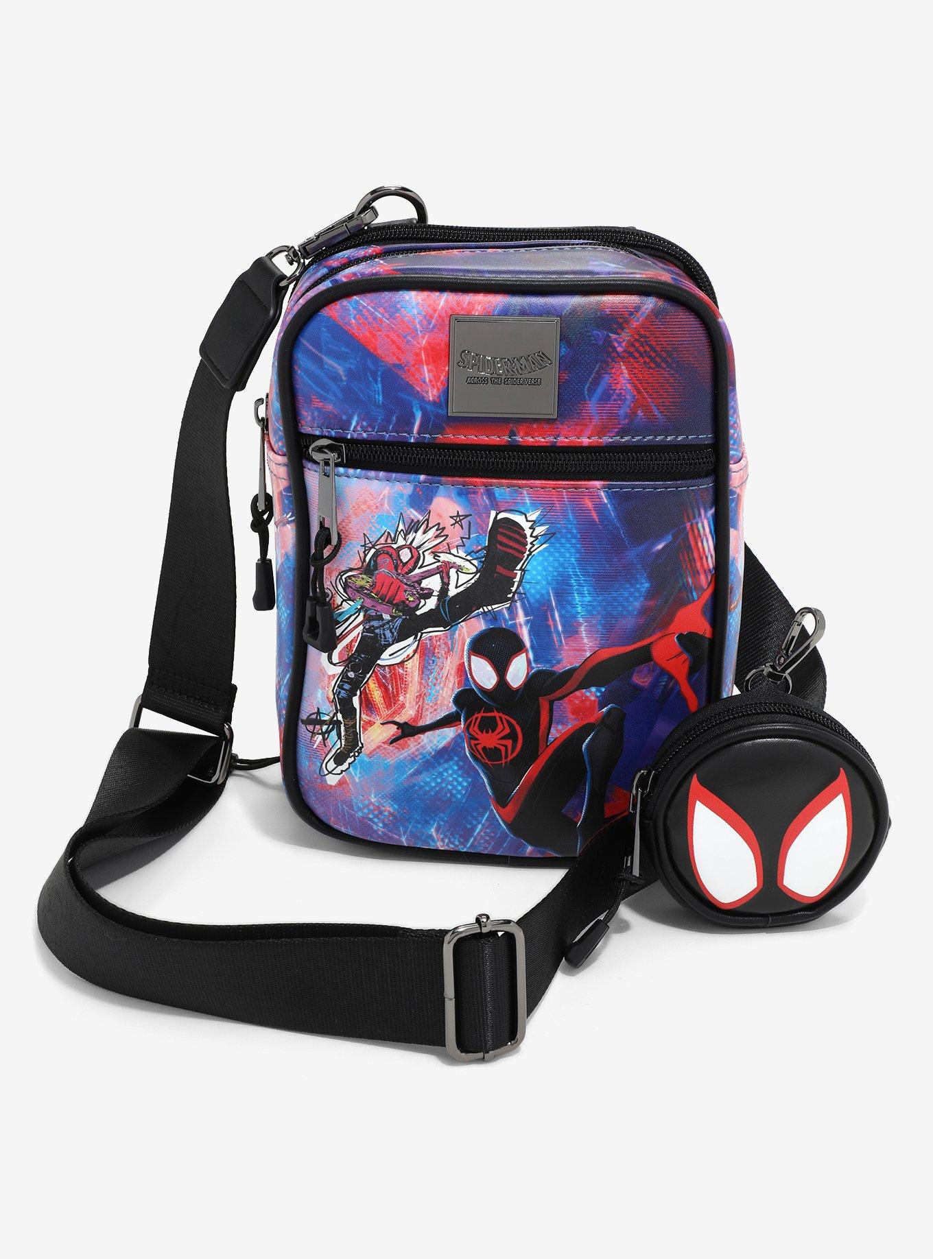 Marvel Spider-Man: Across the Spider-Verse Miles Morales Crossbody Bag ...