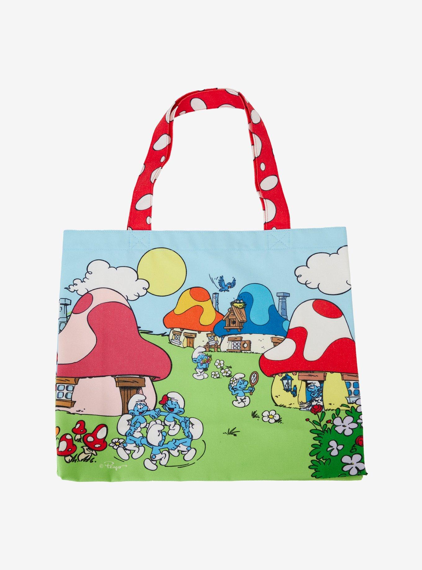 Loungefly The Smurfs Smurf Village Tote Bag | Hot Topic