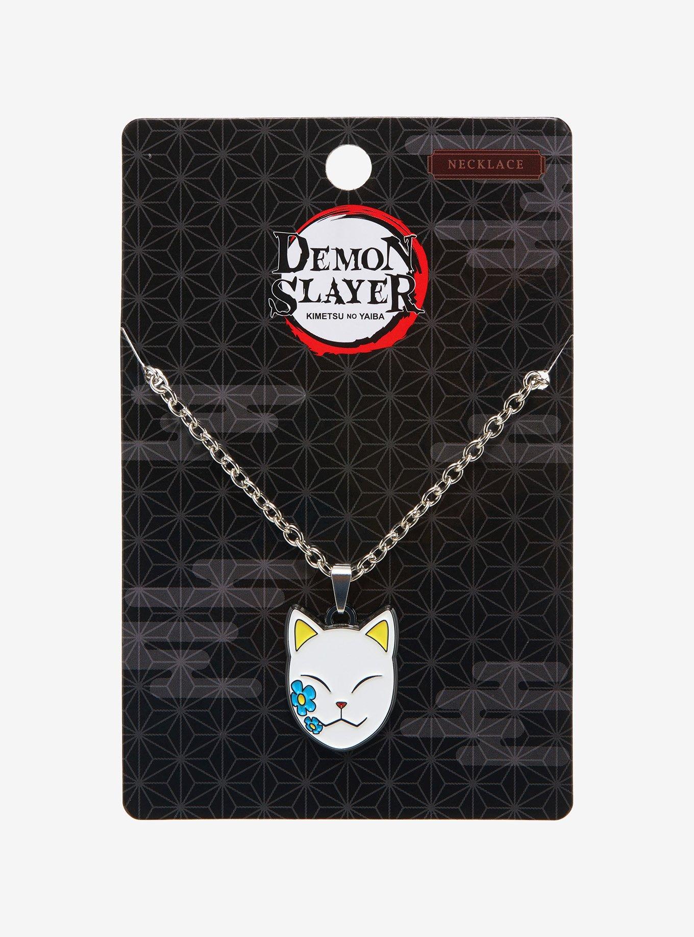 Demon Slayer: Kimetsu No Yaiba Makomo Warding Mask Necklace | Hot Topic