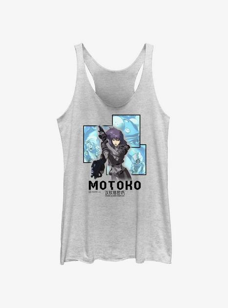 Ghost in the Shell Major Motoko Portrait Womens Tank Top - WHITE | BoxLunch