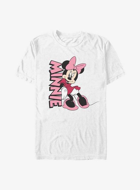 Disney Minnie Mouse Lean Name T-Shirt - WHITE | Hot Topic