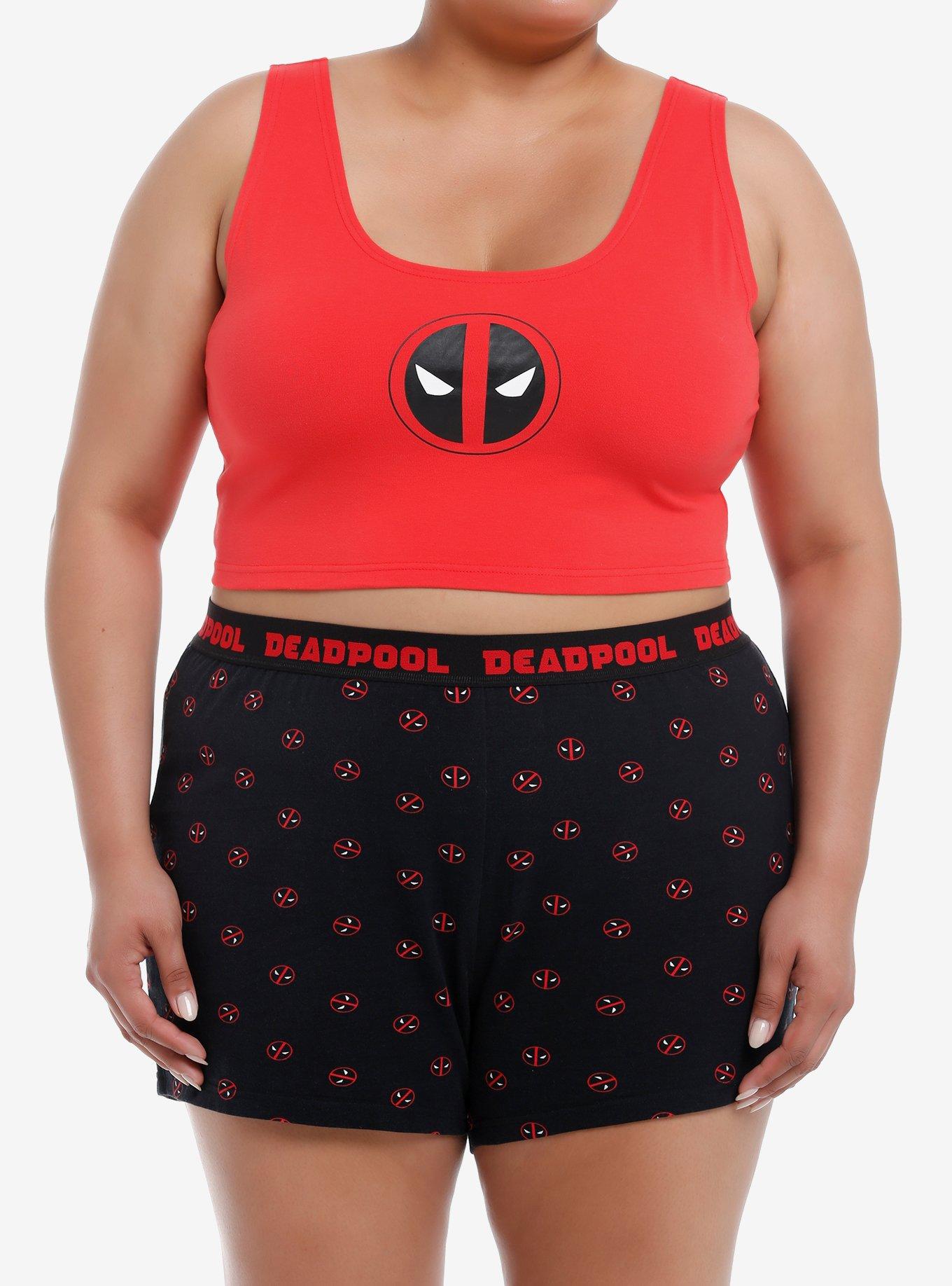 Marvel Deadpool Girls Lounge Set Plus Size Hot Topic