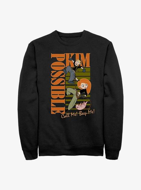 Disney Kim Possible Team Mission Possible Sweatshirt - BLACK | Hot Topic