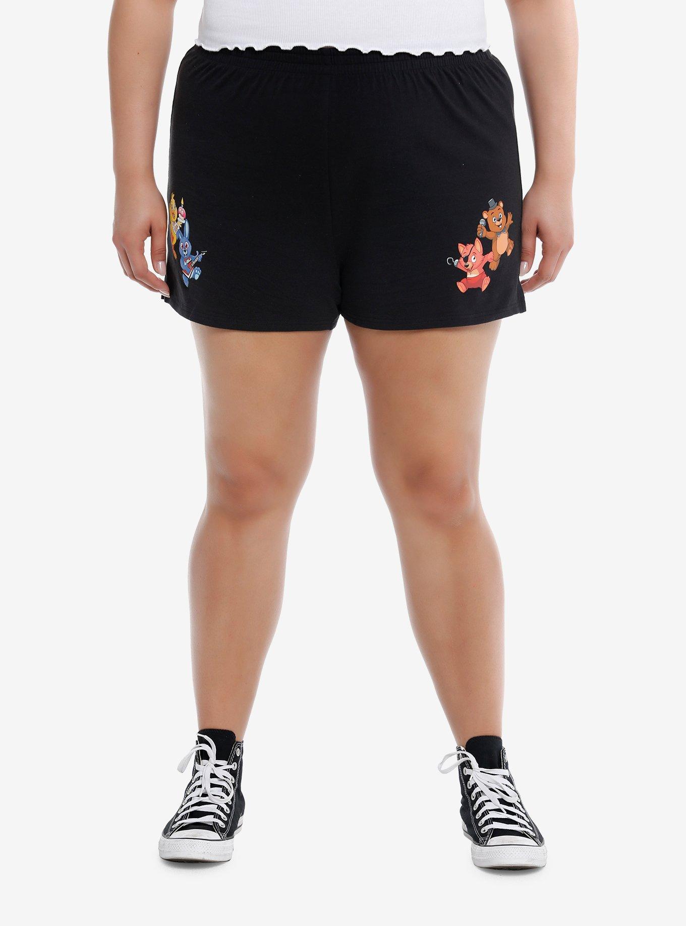 Five Nights At Freddy's Chibi Soft Shorts Plus Size | Hot Topic