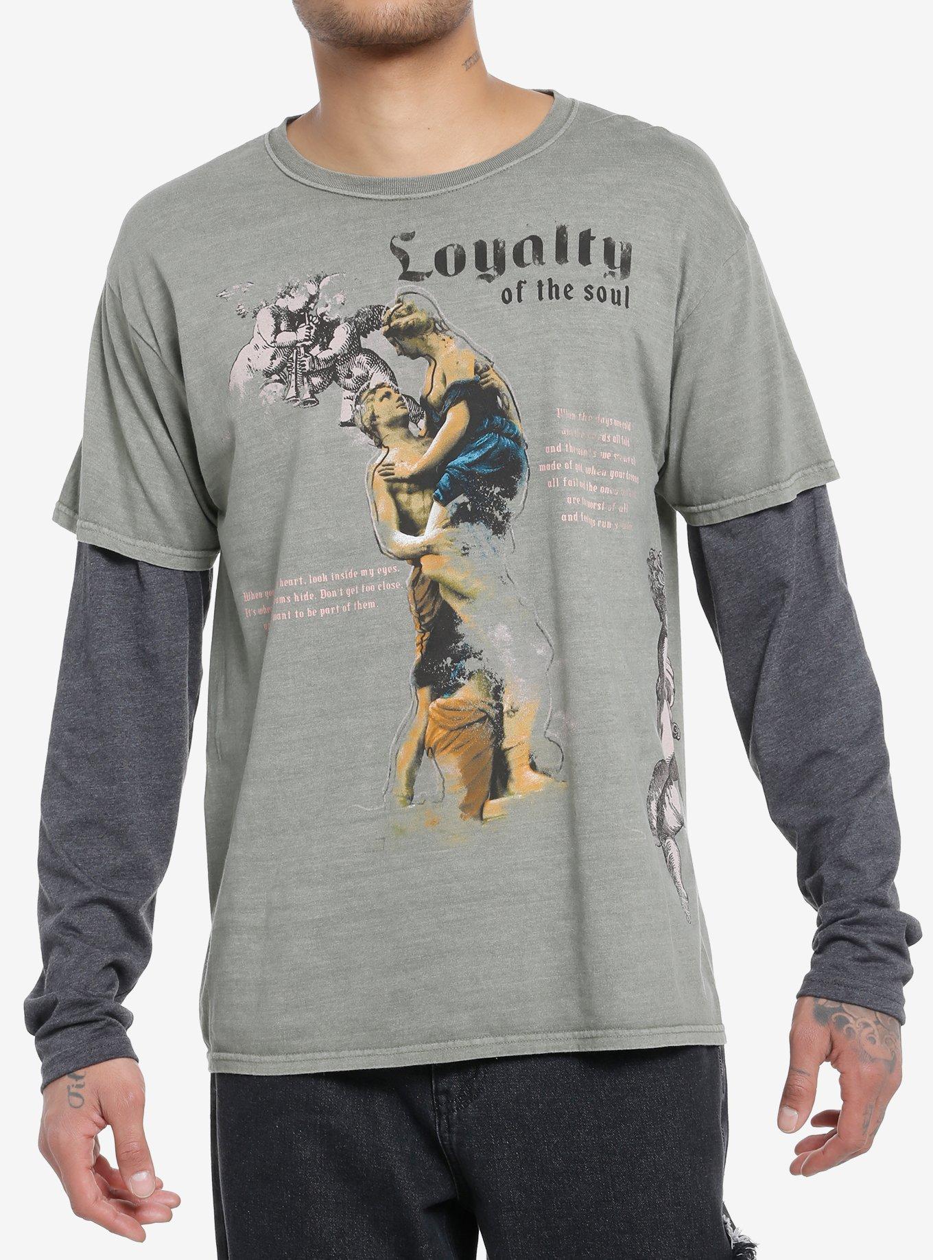 Cosmic Aura Renaissance Art Oversized Long Sleeve Twofer Hot Topic