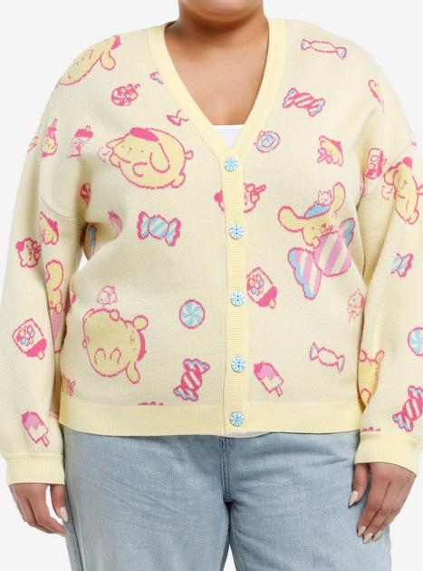 Pompompurin Sweets Girls Cardigan Plus Size | Hot Topic