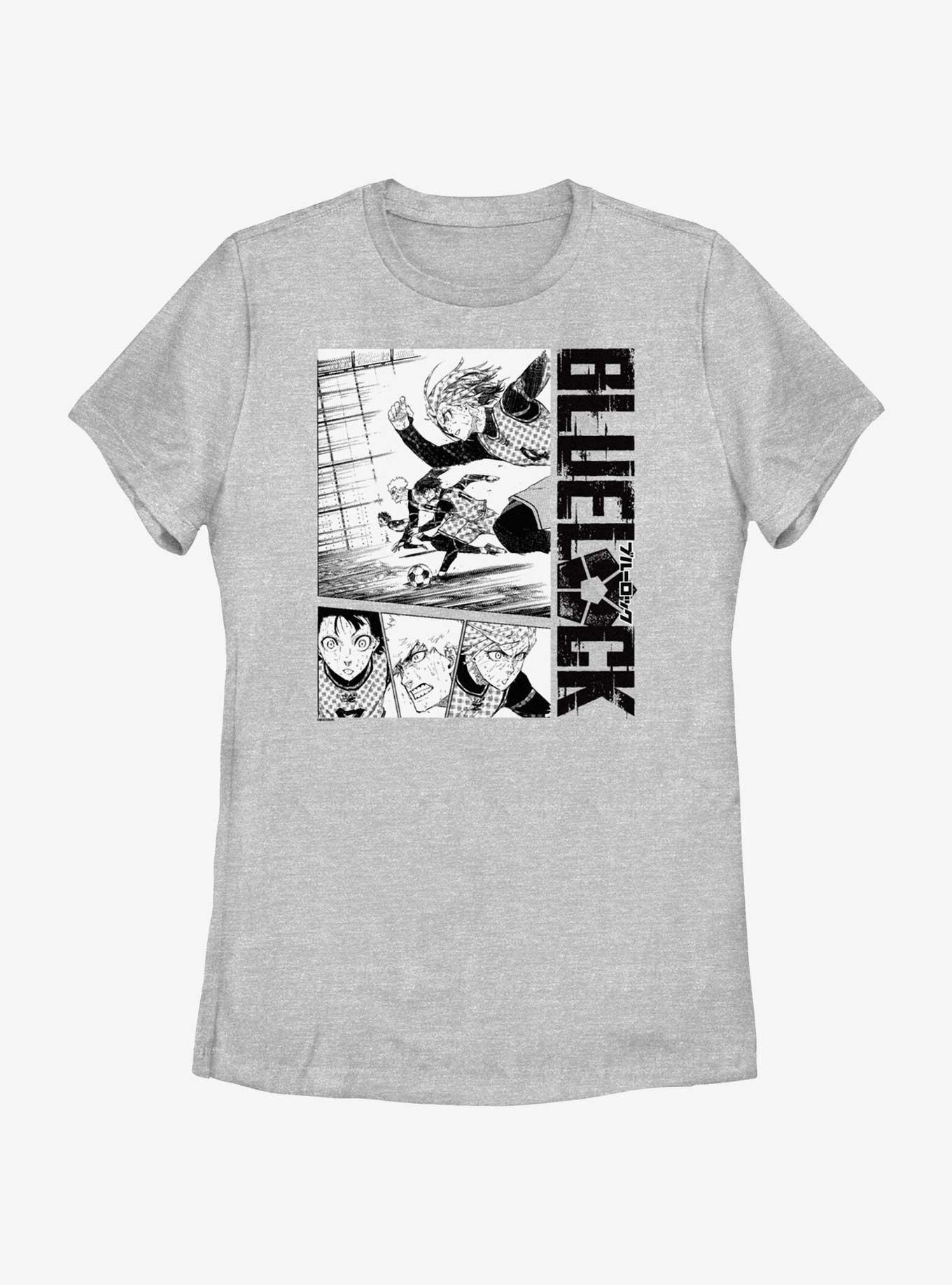 Blue Lock Main Four Team Womens T-Shirt - GREY | BoxLunch