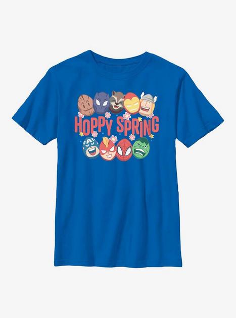 Marvel Avengers Easter Hoppy Spring Youth T-Shirt - BLUE | BoxLunch