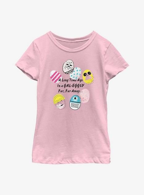 Star Wars Easter Gal-Eggsy Far Far Away Youth Girls T-Shirt - PINK ...