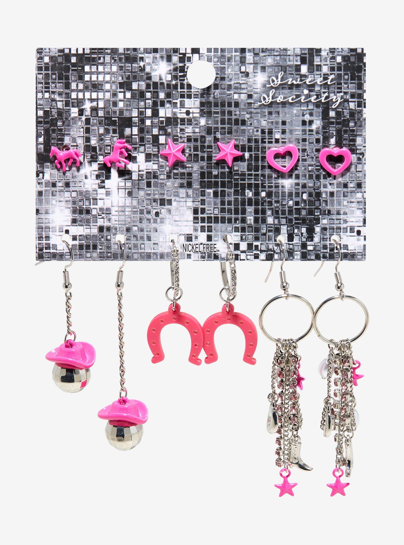 Sweet Society Glam Cowgirl Earring Set Hot Topic