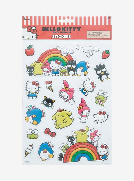 Hello Kitty And Friends Puff Sticker Sheet | Hot Topic