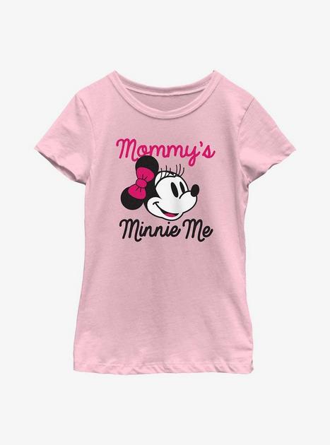 Disney Minnie Mouse Mommy's Minnie Me Youth Girls T-Shirt - PINK | BoxLunch