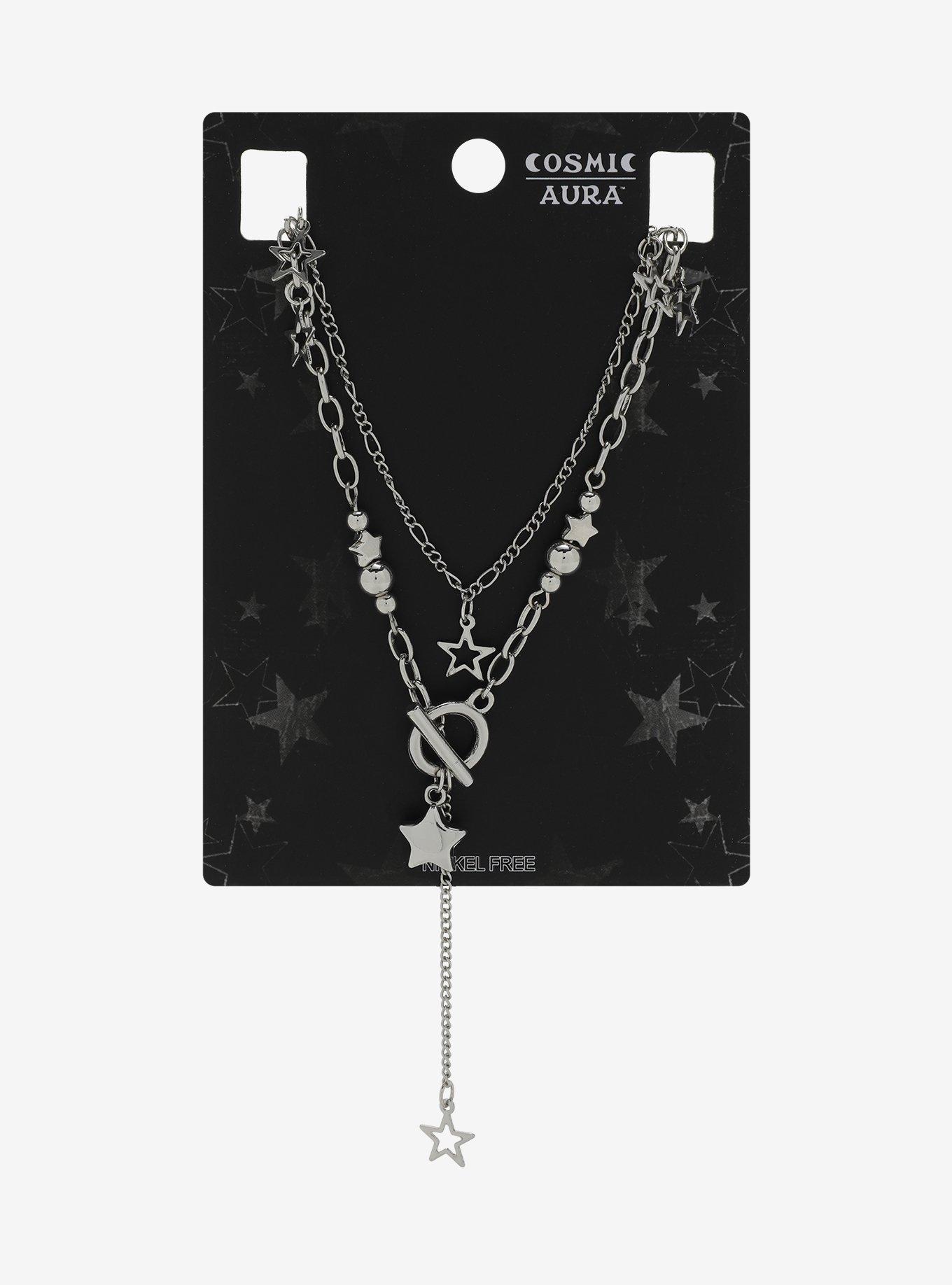 Cosmic Aura Star Chain Necklace Set | Hot Topic