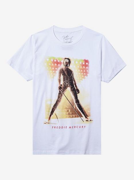 Queen Freddie Mercury Portrait Boyfriend Fit Girls T-Shirt | Hot Topic