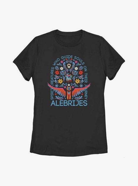 Disney Pixar Coco Alebrijes Spirit Guides Womens T-Shirt - BLACK | BoxLunch