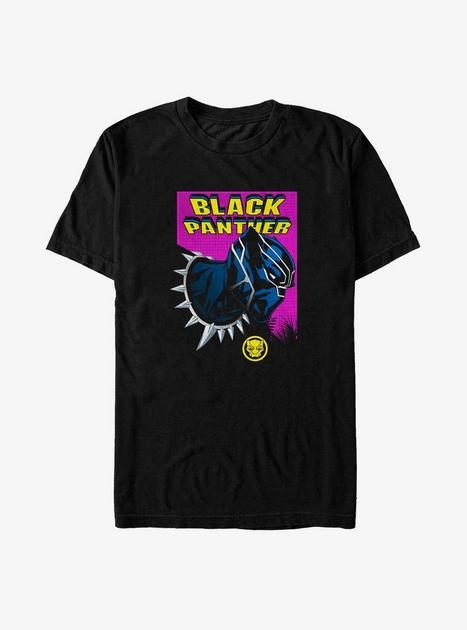 Marvel Black Panther King Poster Extra Soft T-Shirt - BLACK | Hot Topic